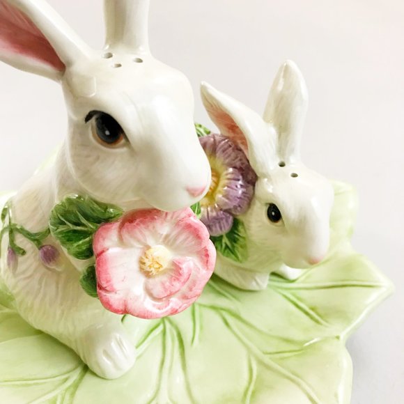 Fitz and Floyd | Holiday | Fitz Floyd Fauna Flora Bunny Rabbit Salt ...